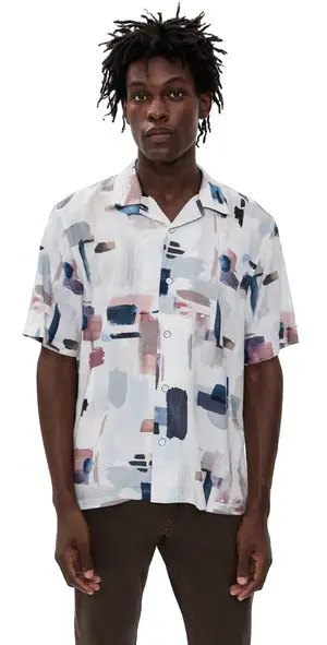 Rag & Bone Avery Printed Shirt - Gpnt