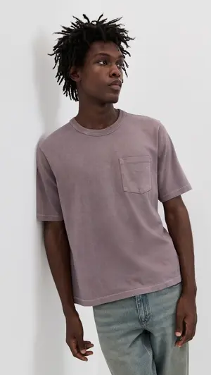 CORRIDOR Garment Dyed Tee - Grey