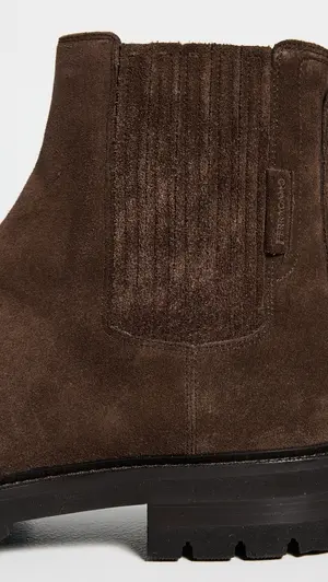 FERRAGAMO Suede Chelsea Boots