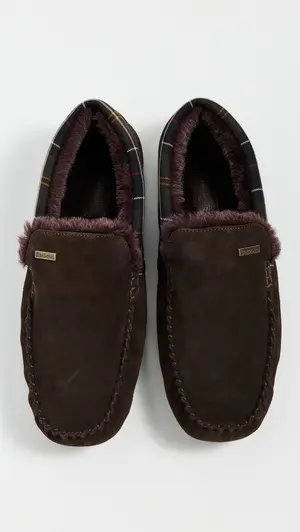 Barbour Suede Monty Slippers