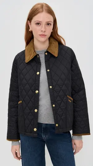 Barbour Icons Cropped Liddesdale Quilted Jacket