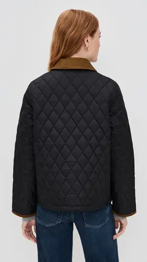 Barbour Icons Cropped Liddesdale Quilted Jacket