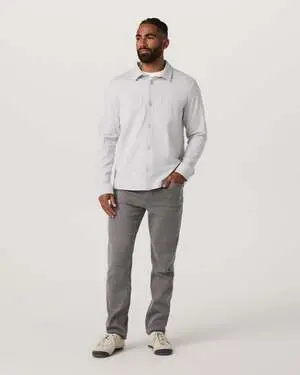 Vuori Benton Stretch Twill Athletic Slim Fit Pant - Cavern Grey