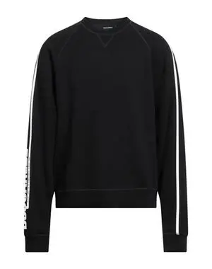 Dsquared2 Cotton Fleece Sweatshirt - Black