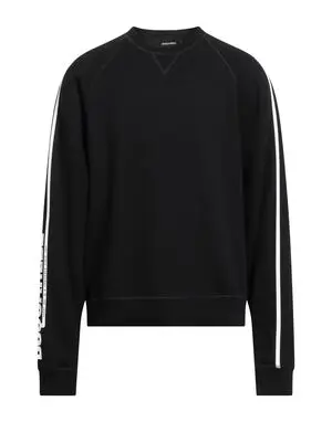 Dsquared2 Cotton Fleece Sweatshirt - Black
