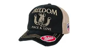 PALACE Freedom Distressed Trucker - Black