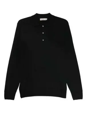 Canali Long Sleeve Polos For Men