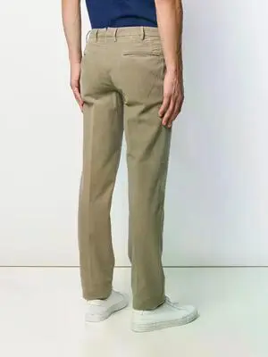 Incotex Textured Straight-leg Trousers - Neutrals