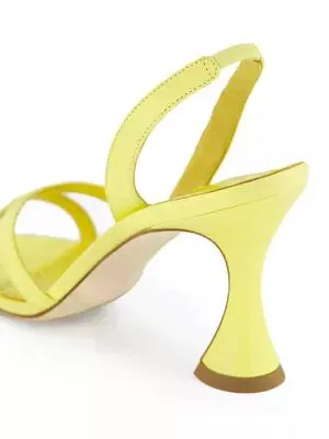 Manolo Blahnik Cross-strap Slingback Sandals