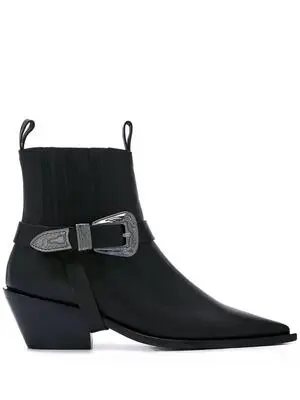 ANINE BING Pointed Ankle Boots