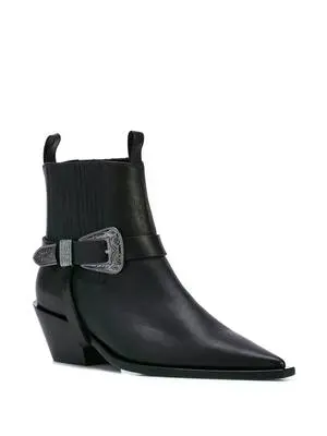 ANINE BING Pointed Ankle Boots