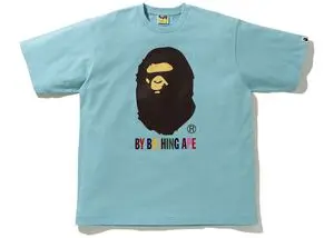 A BATHING APE Colors Relaxed Fit Tee Shirt - Blue