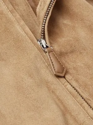 Loro Piana Novak Suede Bomber Jacket