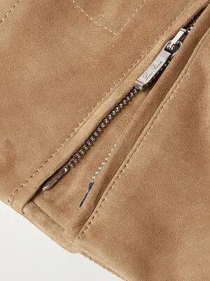 Loro Piana Novak Suede Bomber Jacket