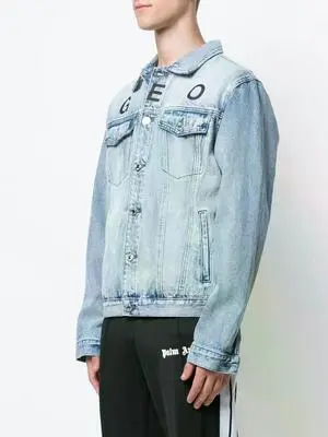 GEO Marble Denim Jacket