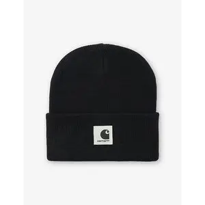 Carhartt Work In Progress Logo-patch Knitted Beanie - Black