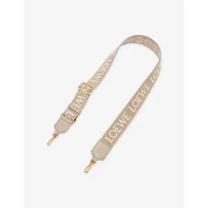 Loewe Anagram Logo-print Bag Strap - Sand