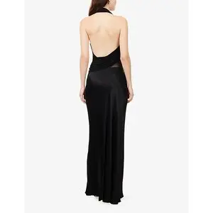 slim fit dress slacks Indya Halter Maxi Dress main image 1