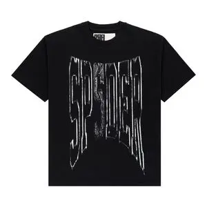SP5DER Diffused Collegiate Tee - Black