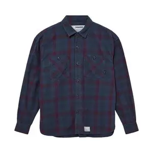 NEIGHBORHOOD Savage Tartan Check Long-sleeve Shirt - Blue