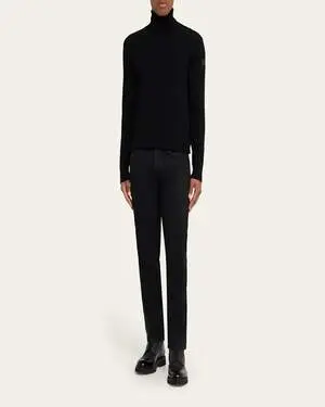 John Lobb Peak Leather Lace-up Boots With Rubber Sole