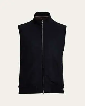 MANDELLI Jersey Cashmere Full-zip Blouson - Gry