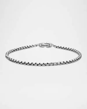 David Yurman Box Chain Bracelet - Silver