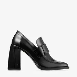 Sculptural Block Heel Pumps