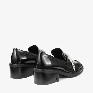 JIMMY CHOO Tylor 60 Embellished Loafers