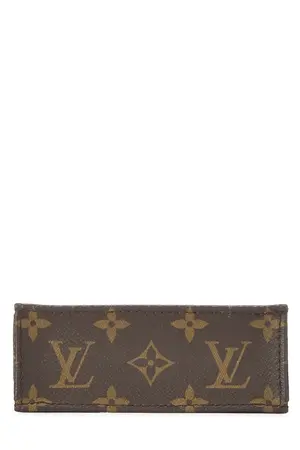 LOUIS VUITTON Monogram Sac Plat Nm - Brown