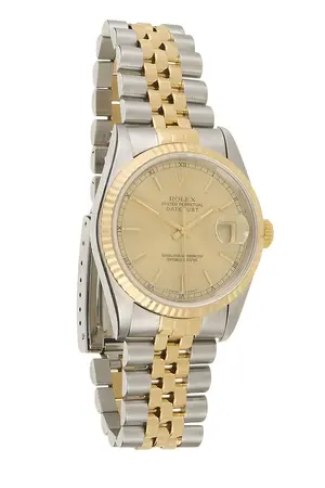 ROLEX Stainless Steel Champagne Dial Datejust 36mm