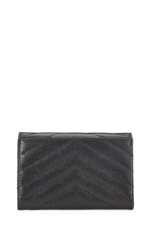 Saint Laurent Grained Calfskin Envelope Wallet
