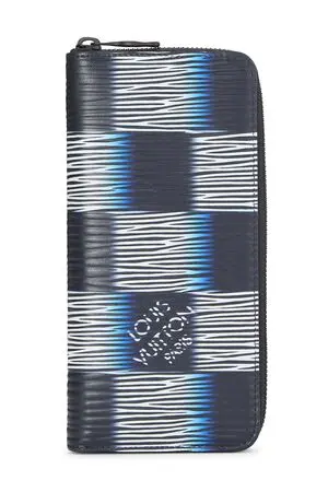 LOUIS VUITTON Multicolor Damier Rush Zippy Vertical - Multi