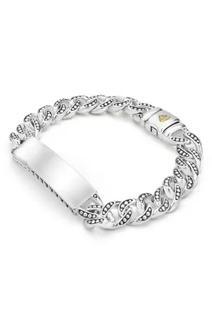 Lagos Sterling Anthem Id Curb Chain Bracelet