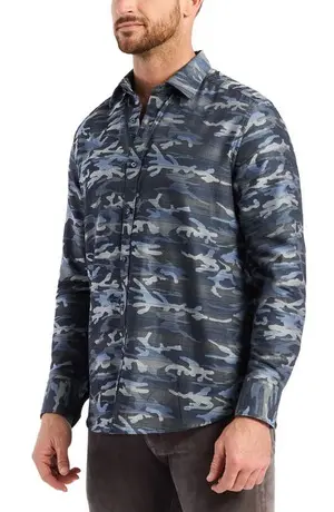 Robert Graham Harrington Camouflage Button-up Shirt