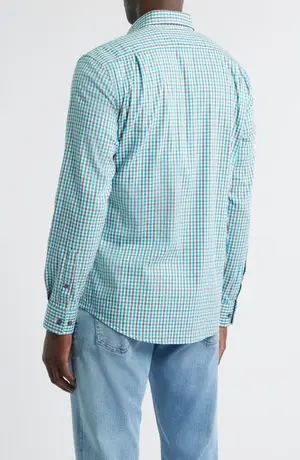 Johnnie-o Kirtland Check Stretch Button-down Shirt