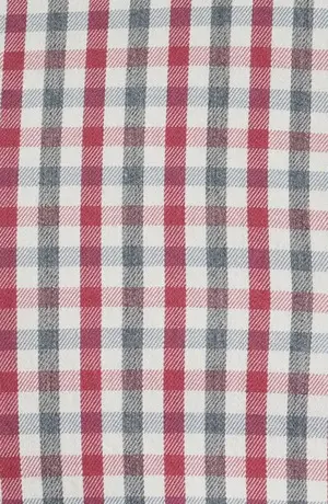 Johnnie-o Kirtland Check Stretch Button-down Shirt - Malibu Red