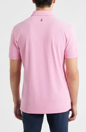 Johnnie-o Clegg Solid Piqué Performance Golf Polo - Punch