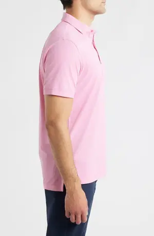Johnnie-o Clegg Solid Piqué Performance Golf Polo - Punch