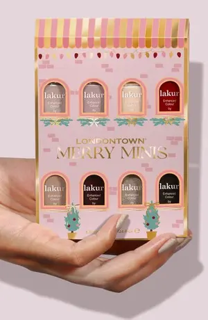 LONDONTOWN Merry Minis 8-piece Nail Color Set $96 Value
