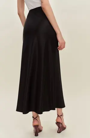 REFORMATION Layla Satin Maxi Skirt
