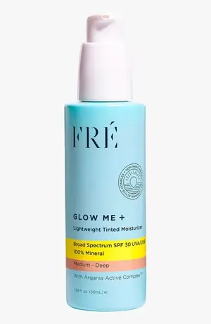 FRÉ SKINCARE Glow Me + Tinted Mineral Spf 30 Moisturizer - Medium - Deep Brown