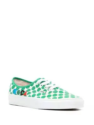 VANS X Moca Authentic Polka-dot Sneakers - Green