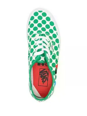 VANS X Moca Authentic Polka-dot Sneakers - Green