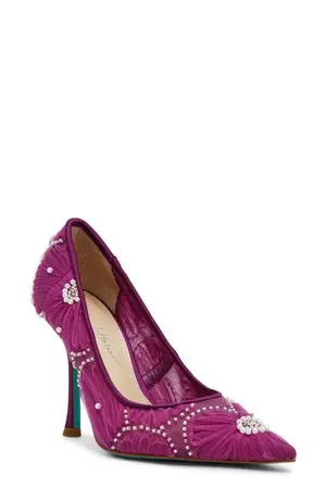 Betsey Johnson Embellished Pumps