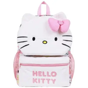 FUL SANRIO Plush Face Backpack With 3d Bow