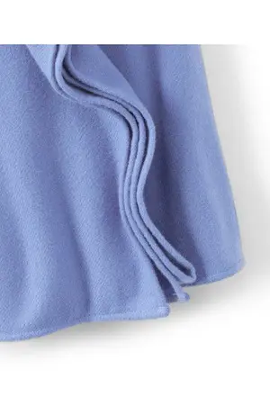 LANDS' END Cashtouch Shawl Wrap - Clear Blue Sky