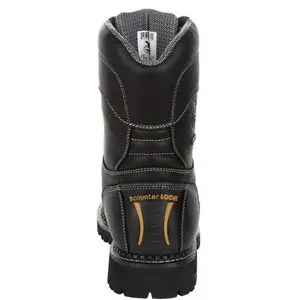 GEORGIA BOOT Amp Lt Logger Composite Toe Work Boots - Black