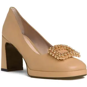BEAUTIISOLES Clementine Platform Pump - Beige