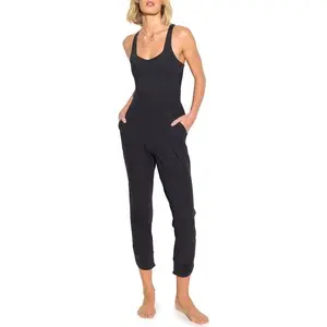 Spiritual Gangster Wander Tank Jumpsuit - Black